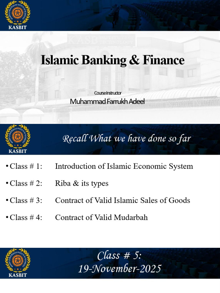 5. Musharakah Contract | PDF | Partnership | Hadith