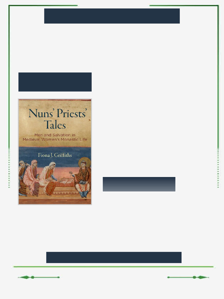 Nuns Priests Tales Men and Salvation in Medieval Women s Monastic Life ...
