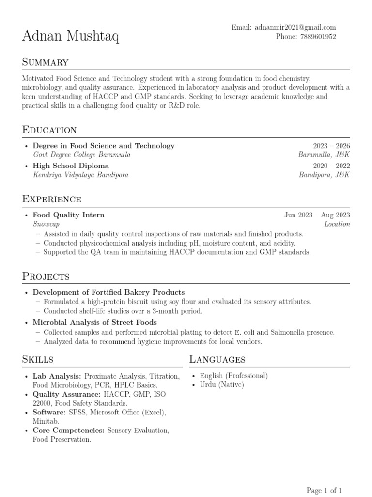 Simple_CV | PDF