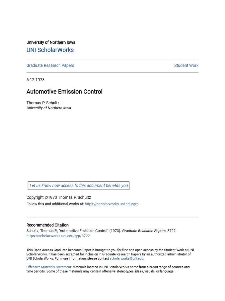 Automotive Emission Control Systems | PDF | Internal Combustion Engine ...