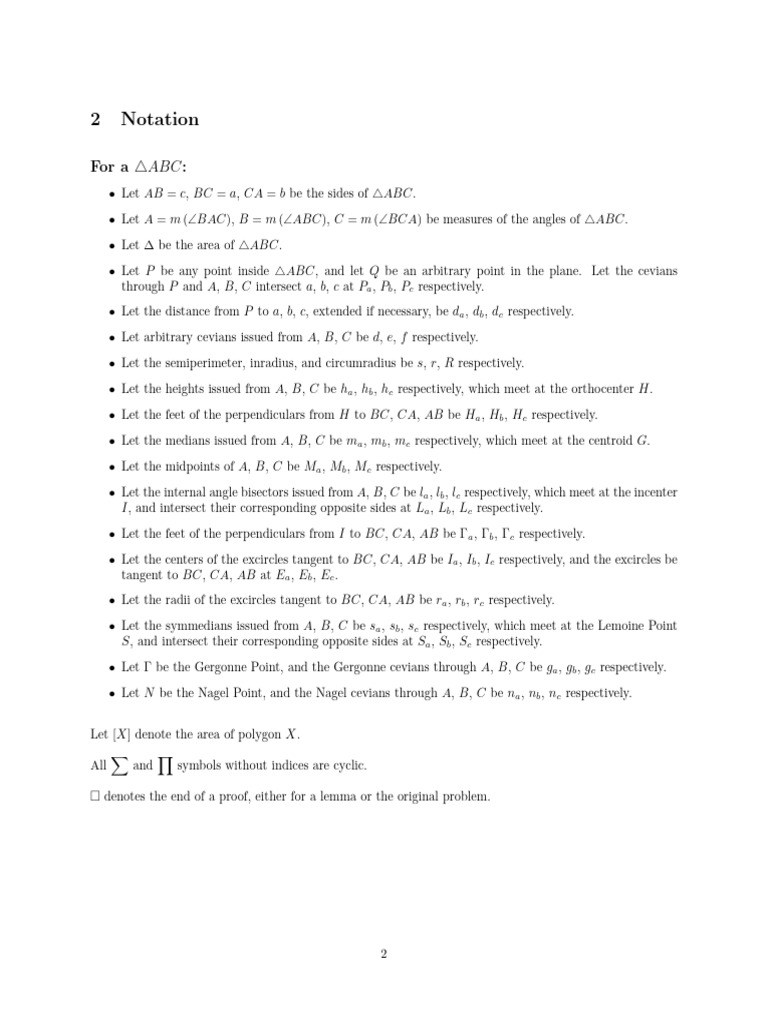 Geometric Inequalities Marathon | PDF | Triangle | Elementary Mathematics