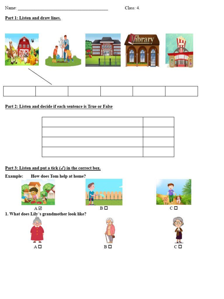Listening and Reading Comprehension Test | PDF