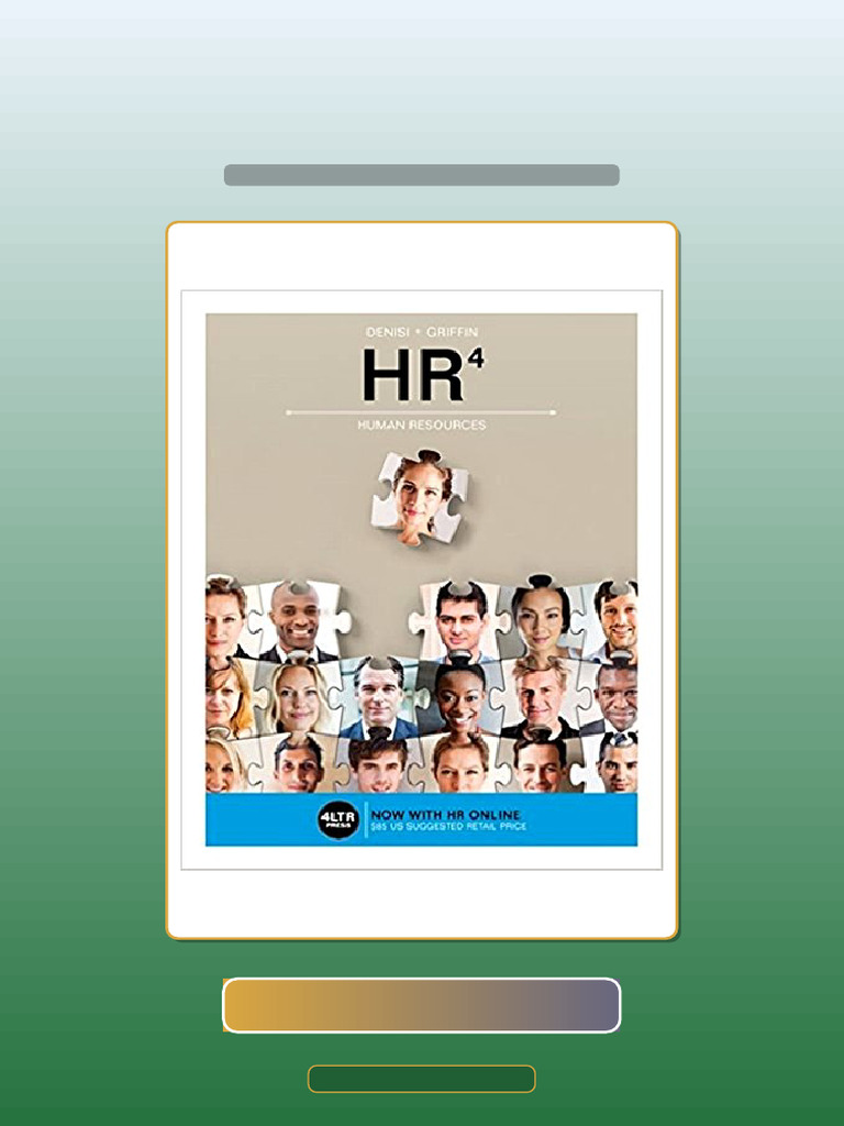 HR 4 4th Edition Angelo DeNisi Ricky Griffin ISBN 9781337116381 eBook ...