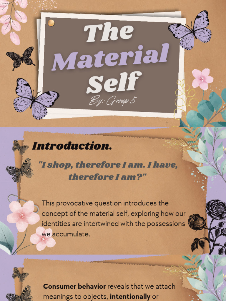 Understanding the Material Self | PDF | Identity (Social Science ...