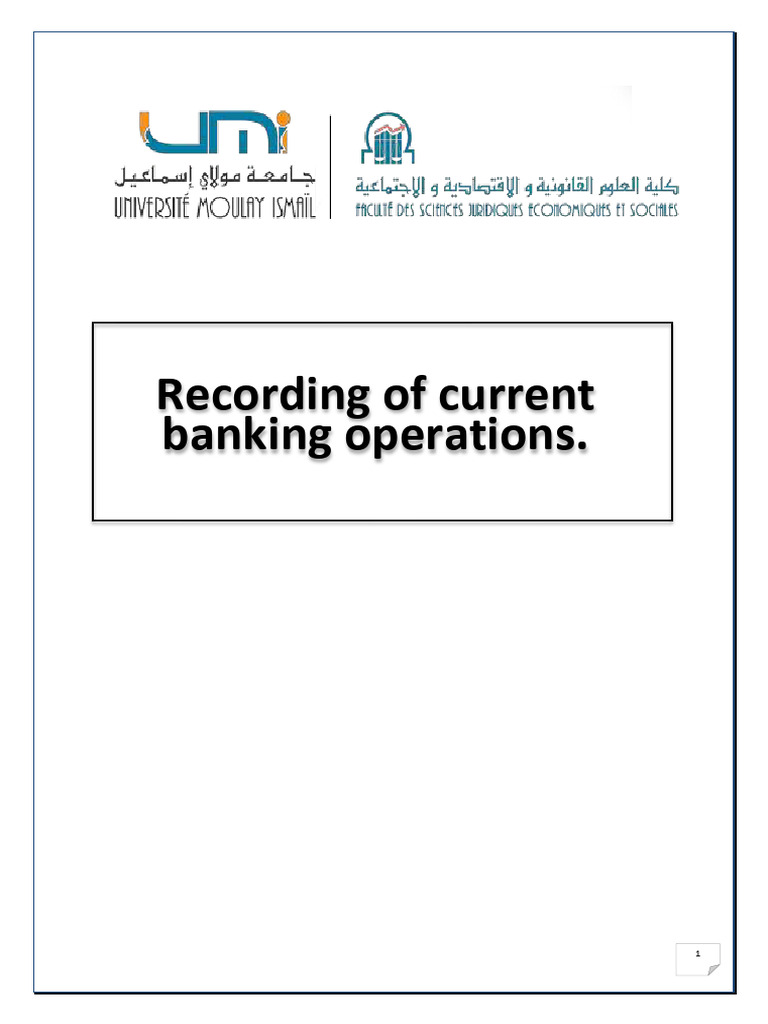 Banking Operations and NBI Calculation Guide | PDF | Banks ...