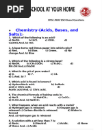 IGCSE Chemistry Paper 6 Mark Scheme | PDF | Ammonium | Physical Chemistry