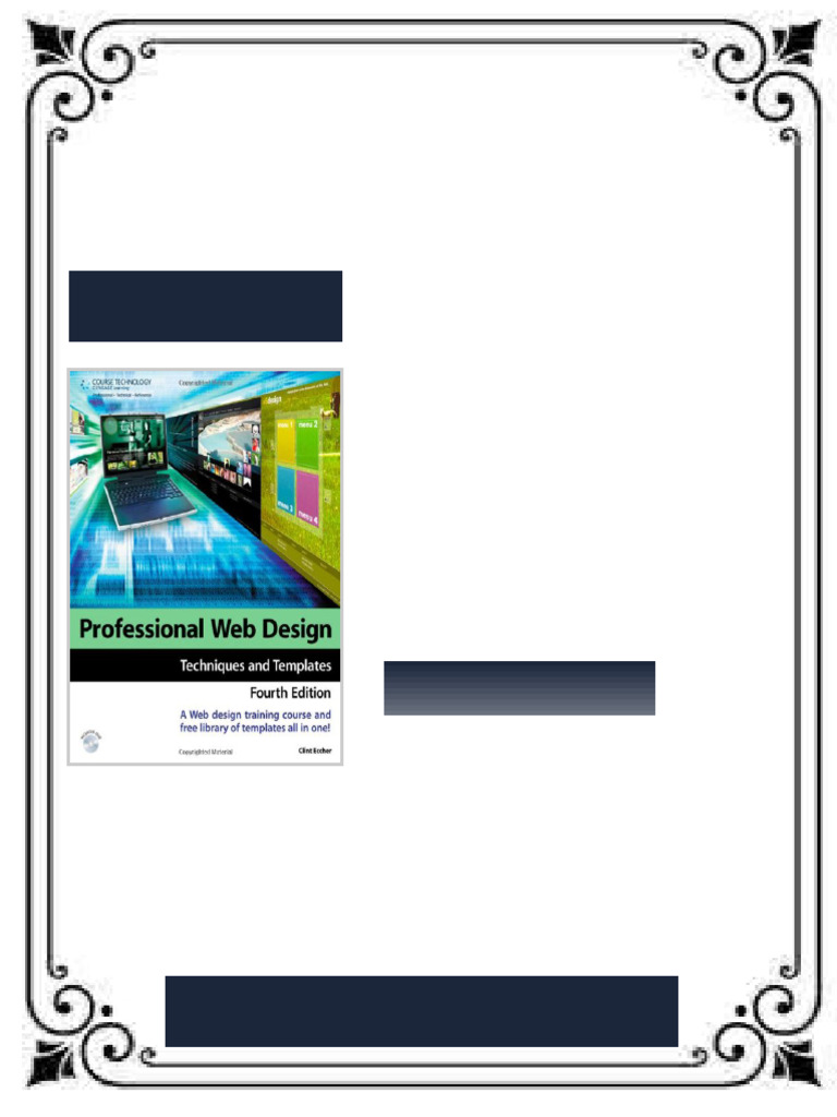 Professional Web Design Techniques and Templates 4th Edition Clint ...