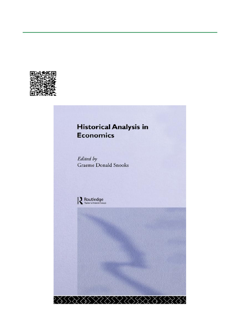 Historical Analysis in Economics - 1st Edition ISBN 9780415756082 ...