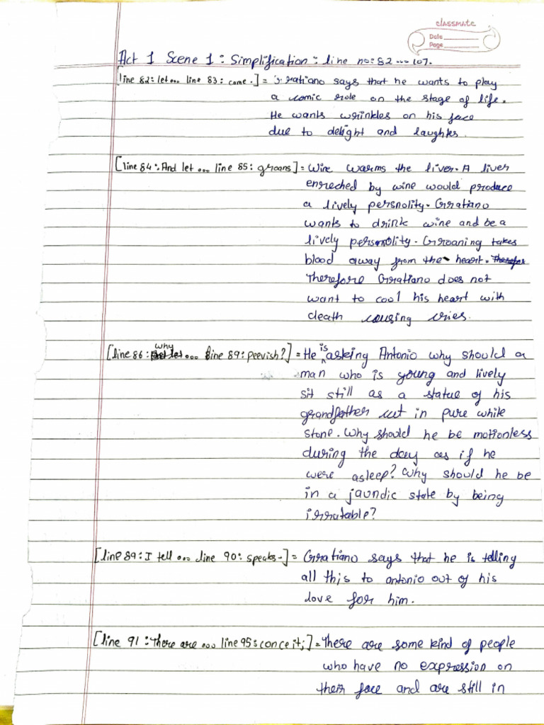 act 1 scene 1 simplified answers | PDF