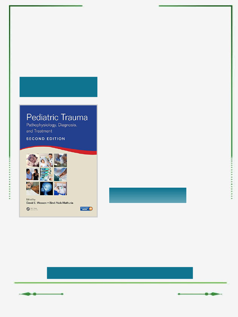 Pediatric Trauma: Pathophysiology, Diagnosis, and Treatment, Second ...