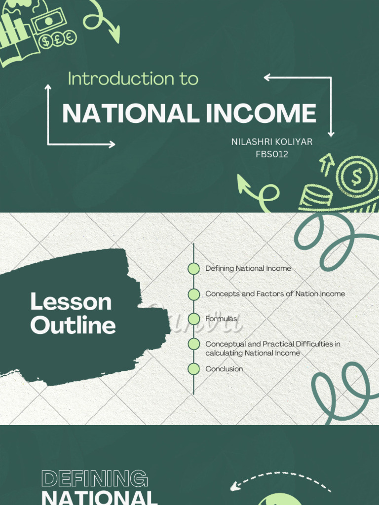 National income explained with examples. | PDF | Measures Of National ...