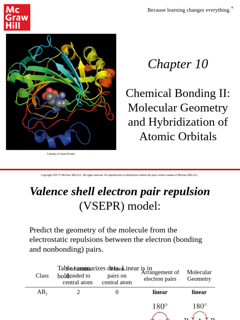 Molecular Geometry and VSEPR Model | PDF | Chemical Polarity ...
