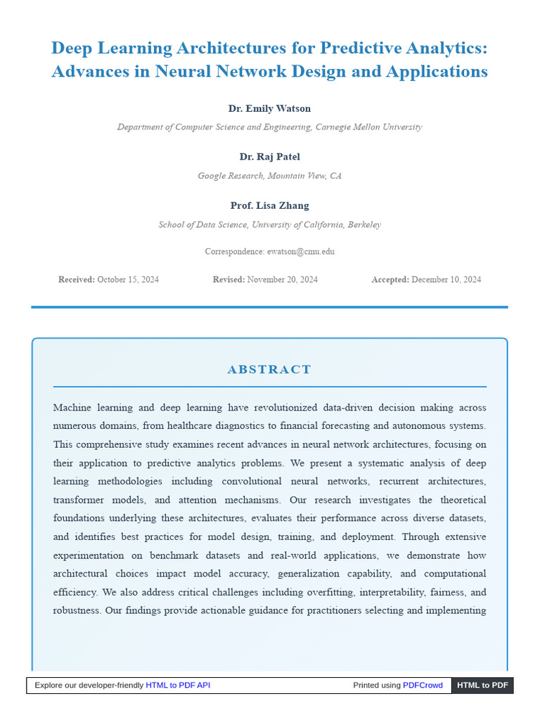 Ml Datascience Research.html | PDF | Deep Learning | Computing