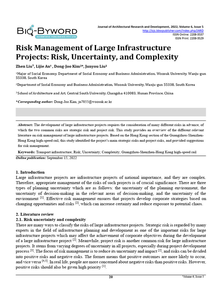 Risk_Management_of_Large_Infrastructure_Projects_R | PDF | Risk | Risk ...