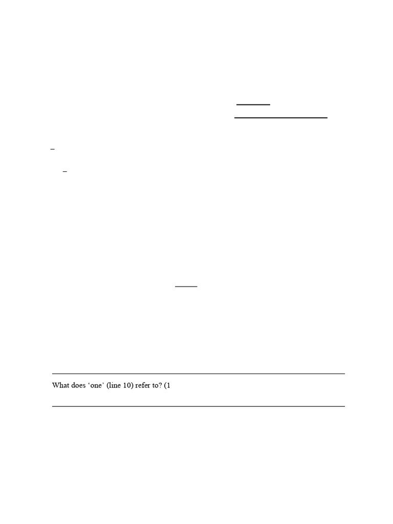 S.1 English Reading Comprehension Test | PDF | Marathon | Linguistics