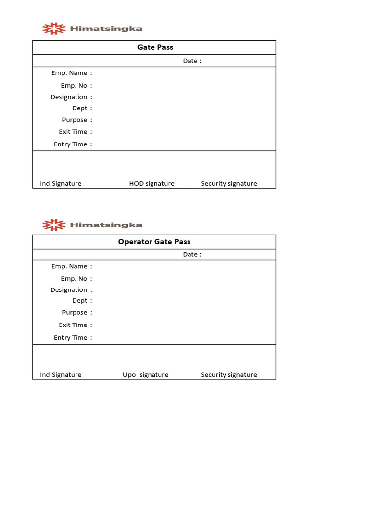 EXIT Gte Pass | PDF