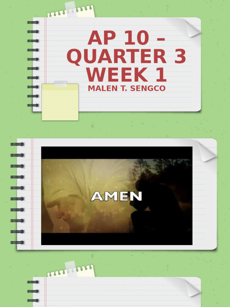 Qtr 3. Week 1 and 2 | PDF