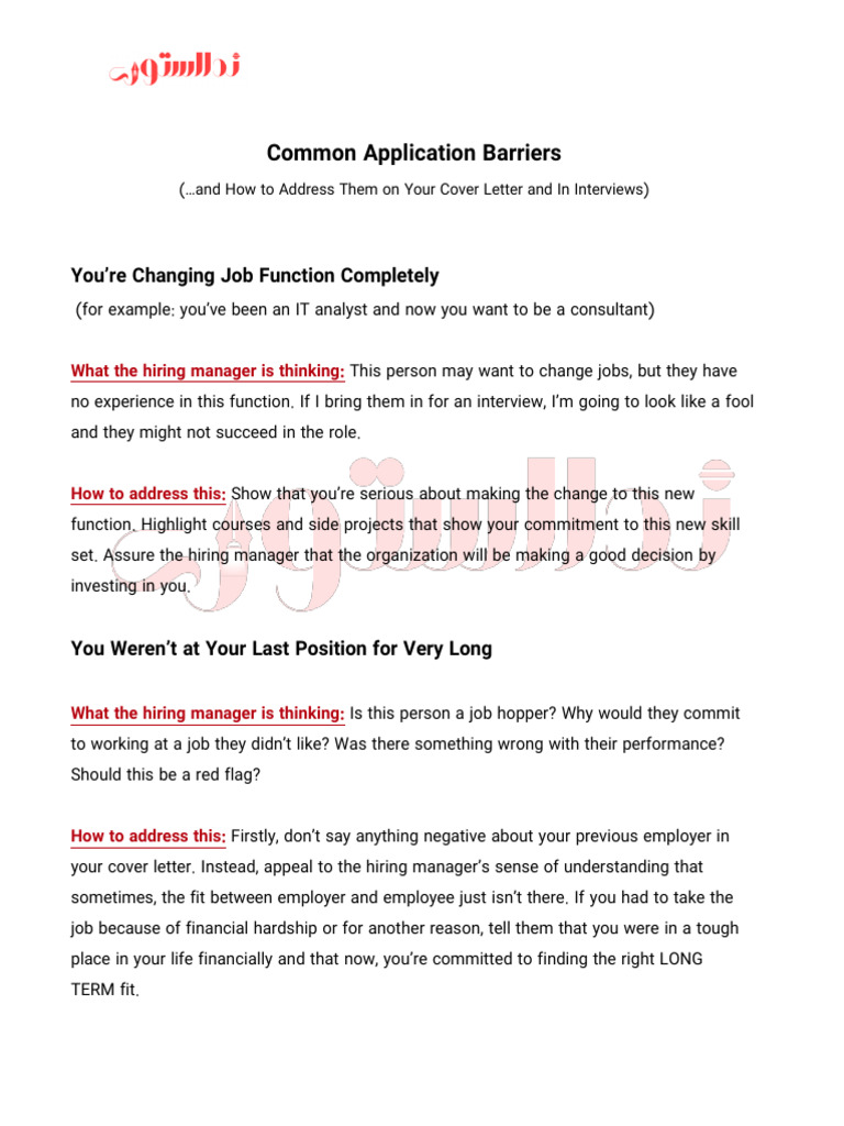 Overcoming Job Application Barriers | PDF | Employment | Social Psychology
