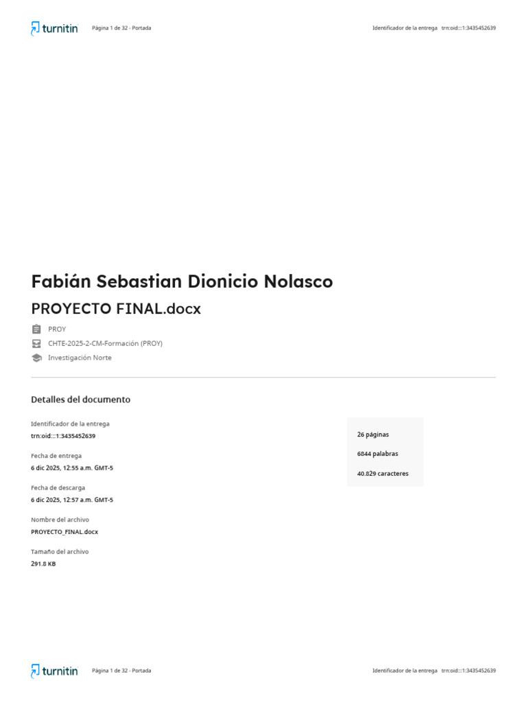 Proyecto Final | PDF