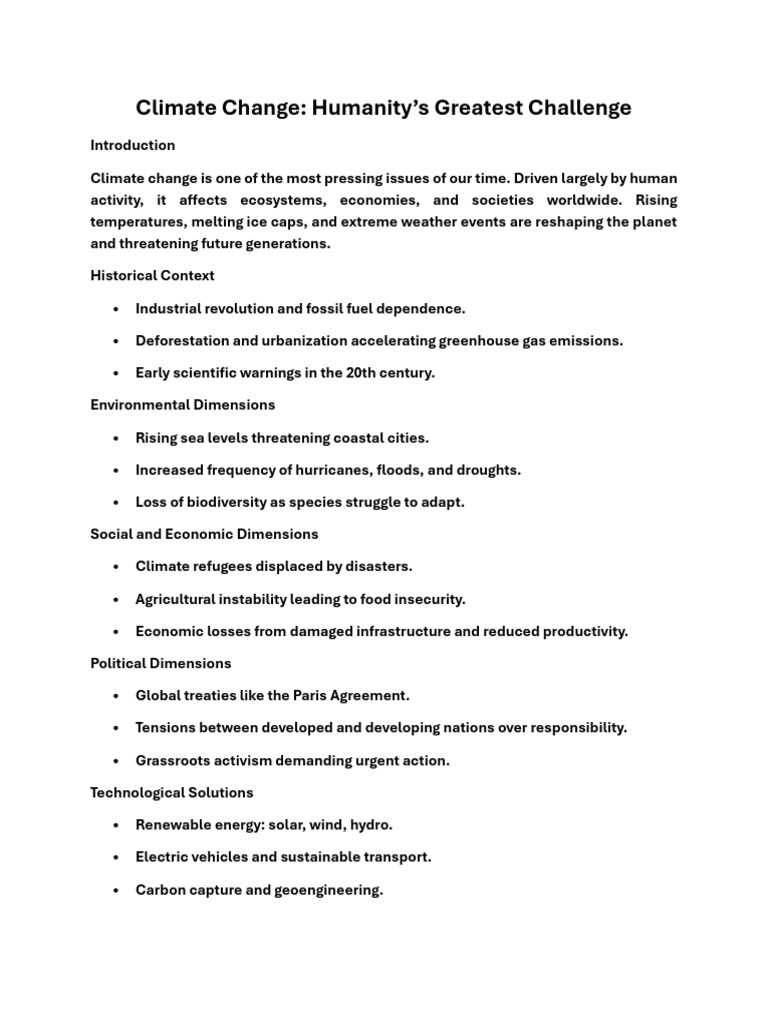 Understanding Climate Change Impacts | PDF