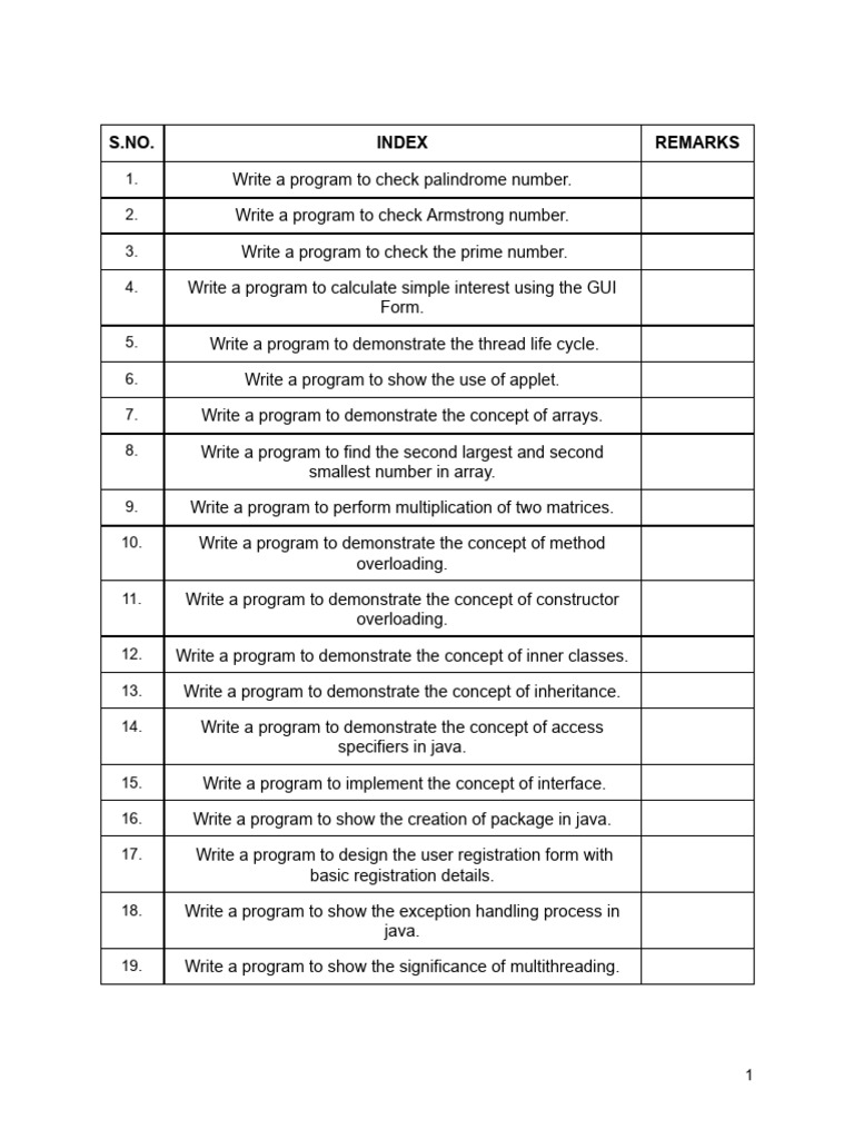 Java Practical File | PDF | Java (Programming Language) | Thread (Computing)