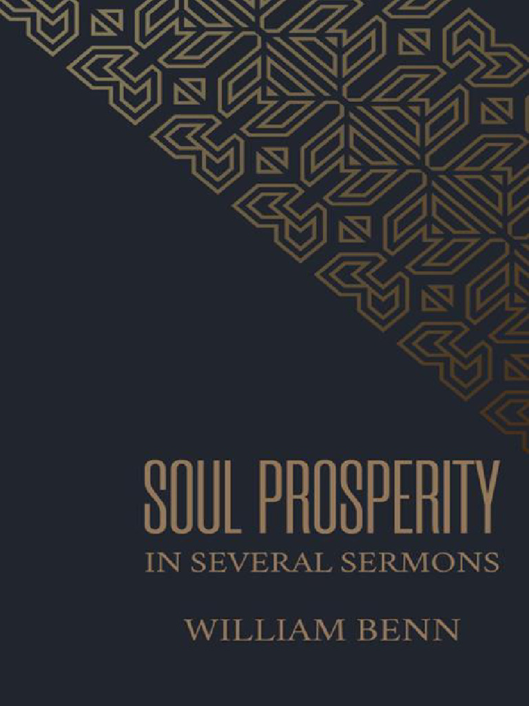 Soul Prosperity: Sermons by William Benn | PDF | Epistle To Philemon ...