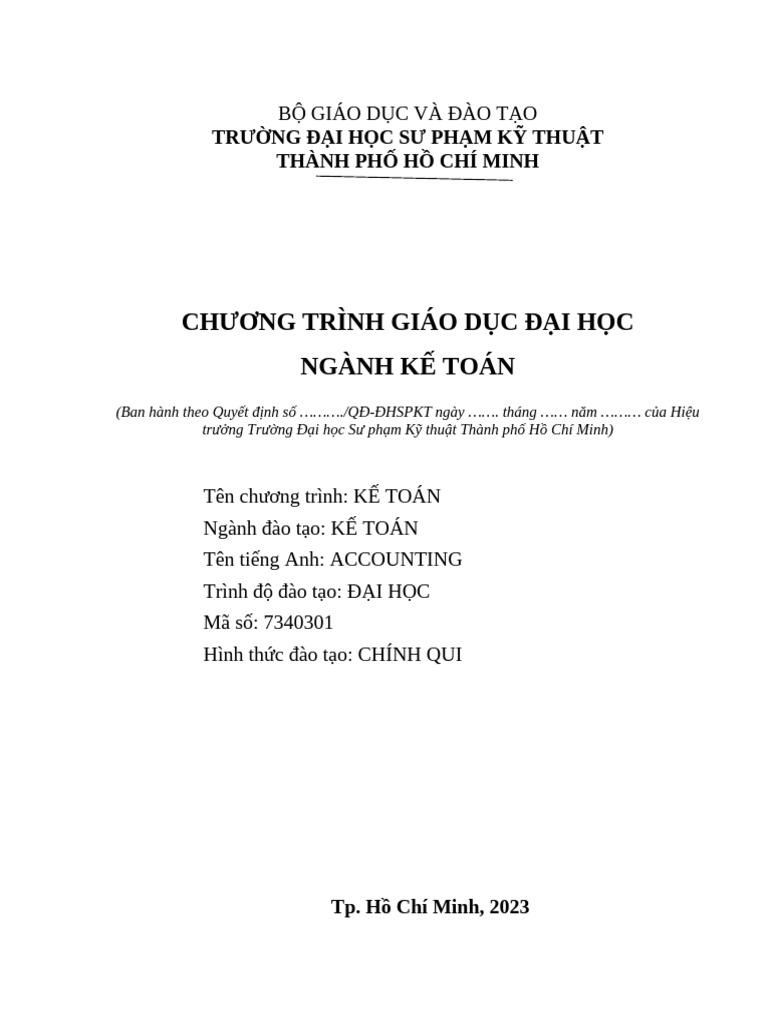 Mau 1 - NganhKeToan 2023 100123 | PDF