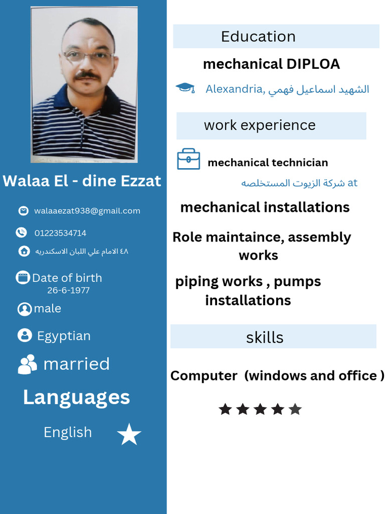 Black Blue Modern Professional CV Resume Template (1) | PDF