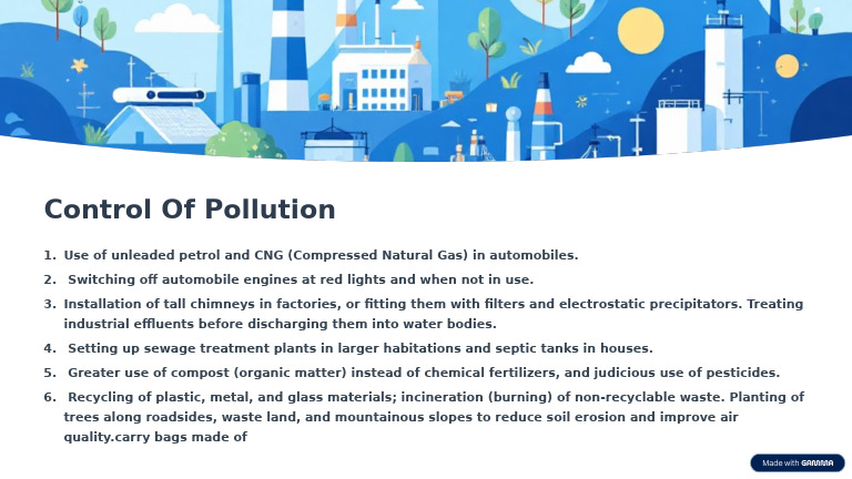 Pollution Control Strategies Explained | PDF
