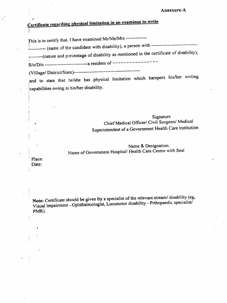 Form for Scribe (1) | PDF