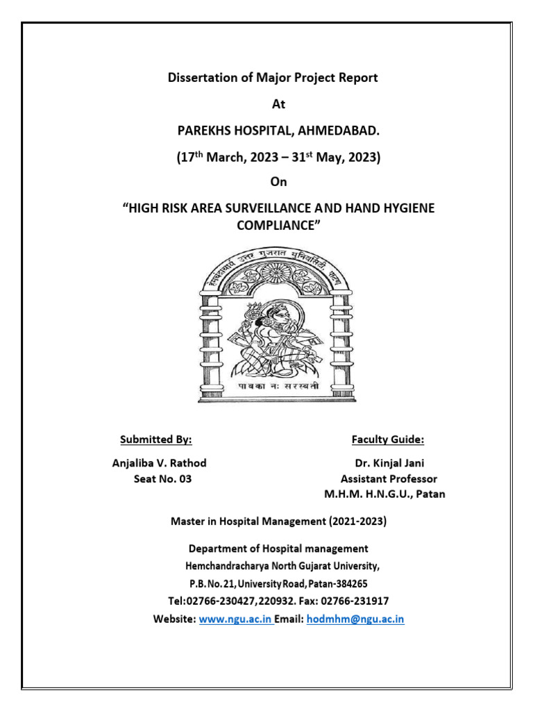 High-Risk Area Surveillance Report | PDF | Hospital Acquired Infection ...