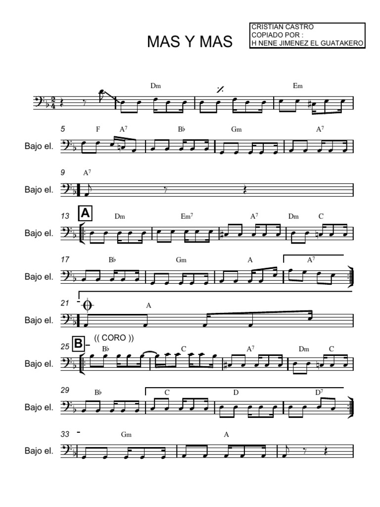 Mas y Mas | PDF