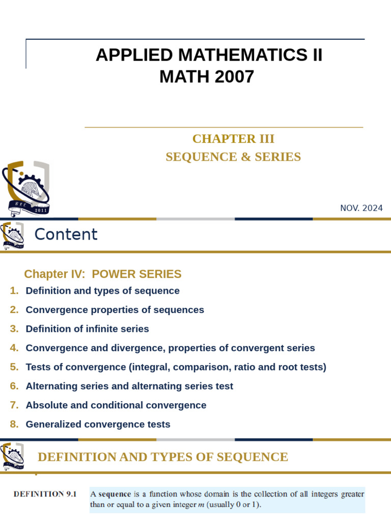 Chapter III Applied II | PDF