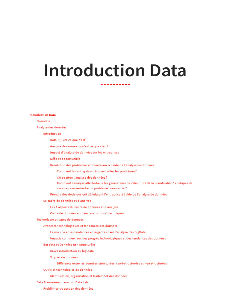 Guide complet sur l'analyse des données | PDF | Analyse prédictive | MySQL