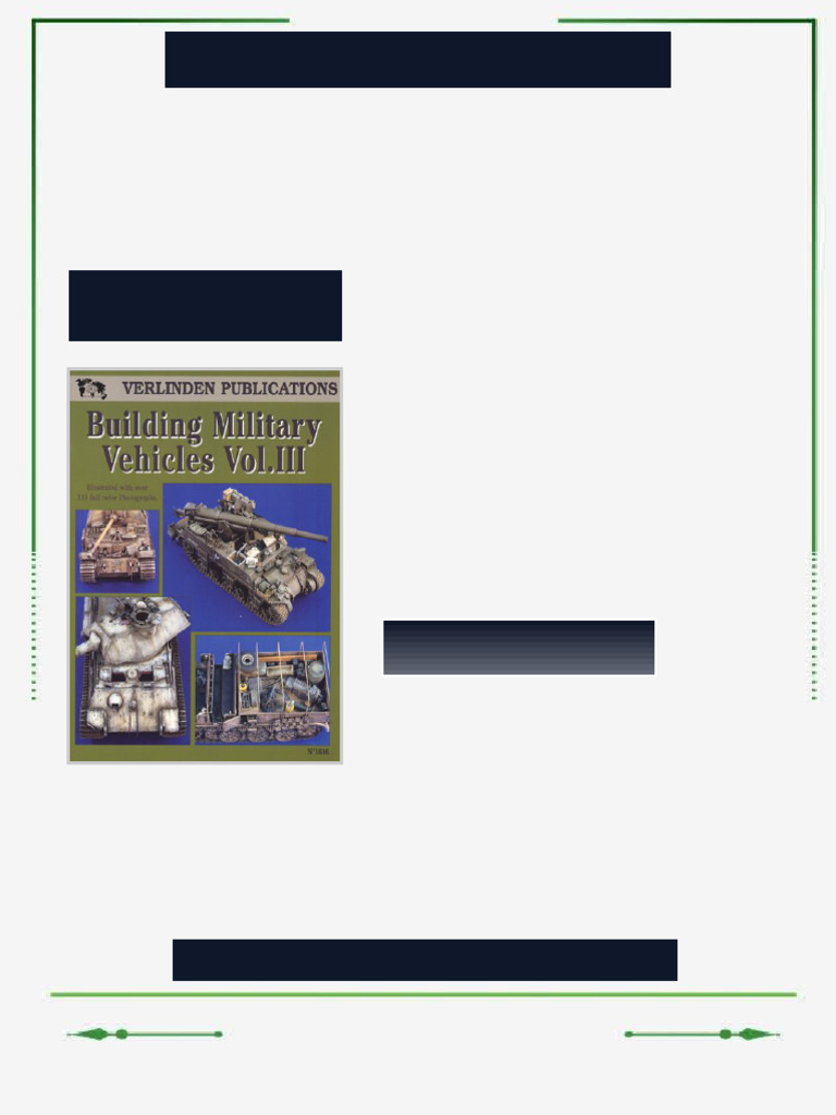 Building Military Vehicles Vol III First Edition Verlinden ebook data ...