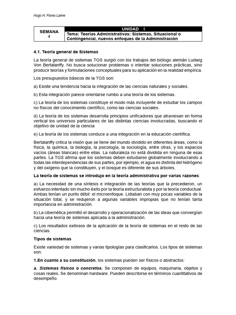 S06 T sistemas _ contingencia 46-53 | PDF | Sistema | Teoría de sistemas
