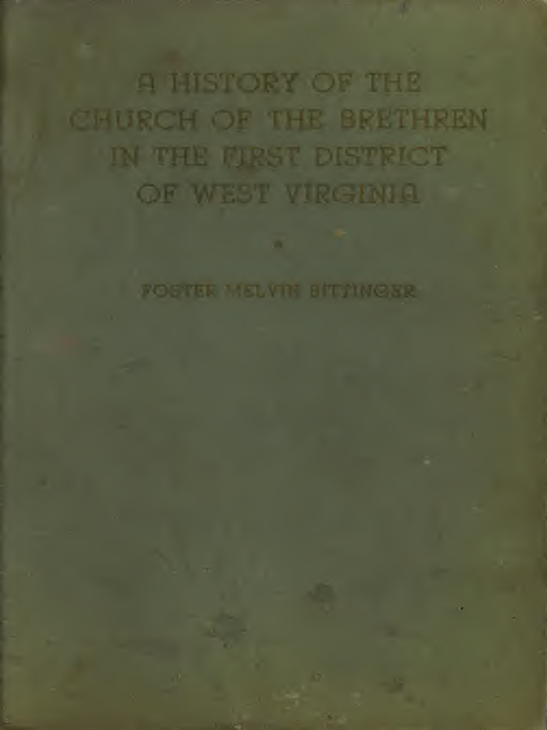 History of the Church of the Brethren | PDF | Potomac River
