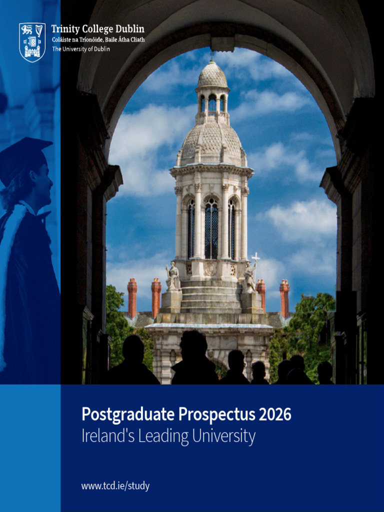 TCD Postgraduate Prospectus 2026 | PDF | Postgraduate Education ...