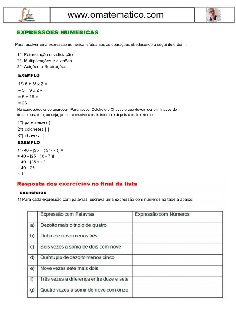 Exercicios Matematica Fundamental Numeros-Naturais Modulo 02 | PDF