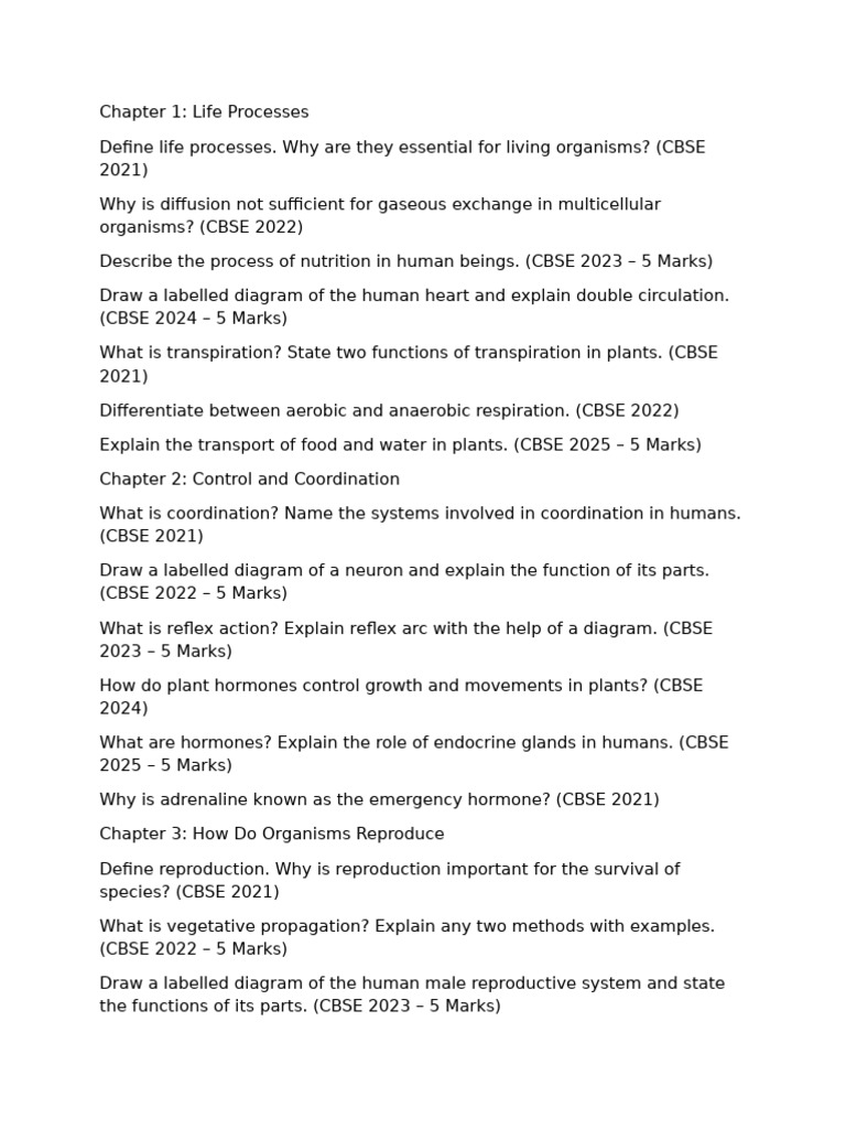 Bio 10th Winter Break Homework | PDF | Heredity | Hormone
