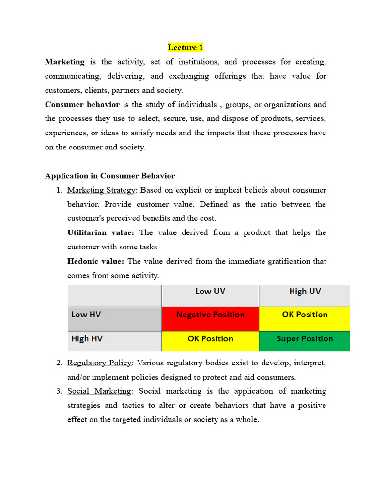 Understanding Consumer Behavior in Marketing | PDF | Attitude ...