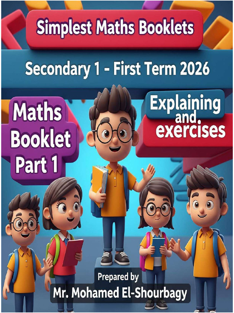 Sec.1.t1. Math Booklet Main Book | PDF