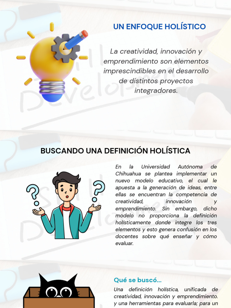 Definición Holística de CIE en Educación | PDF