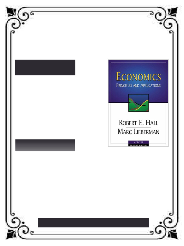 Economics Principles and Applications 2nd Edition Robert Ernest Hall ...