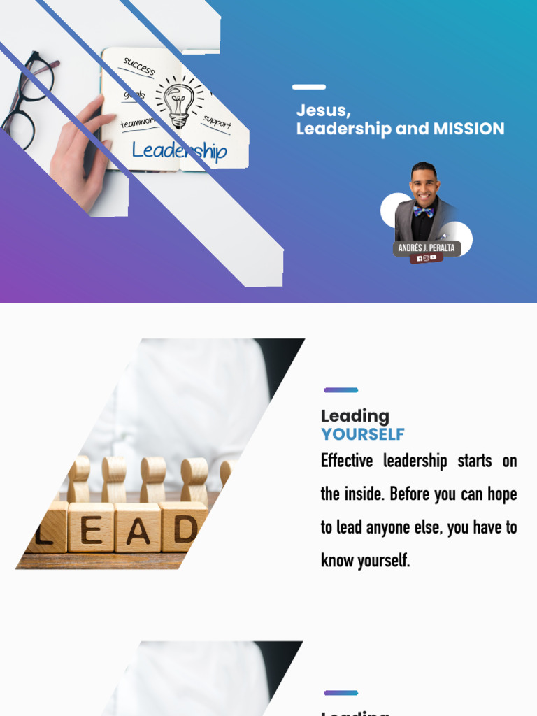 Jesus' Leadership Principles Explained | PDF