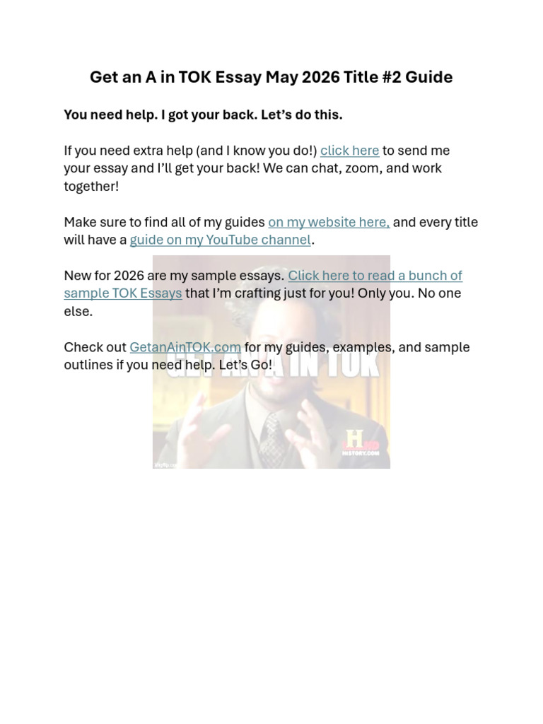 TOK Essay May 2026 Title #2 Research | PDF | Knowledge | Inquiry