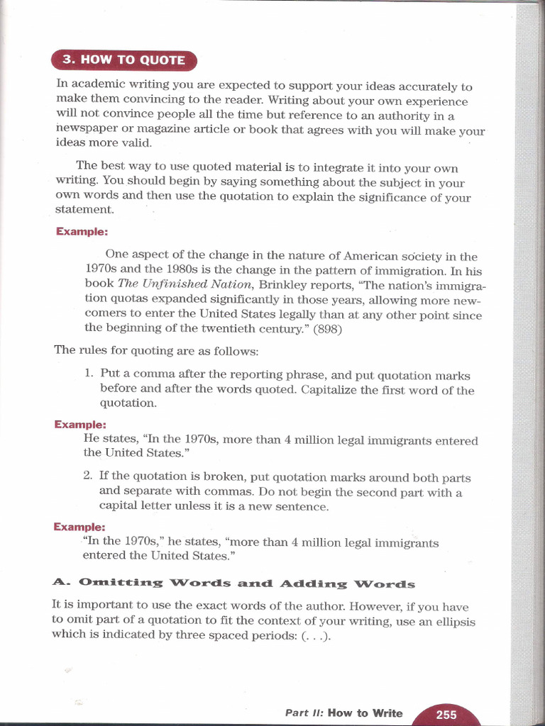 Quoting Summarizing & Paraphrasing | PDF