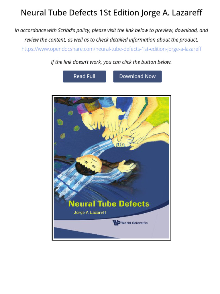 Neural Tube Defects 1st Edition Jorge A. Lazareff available all format ...