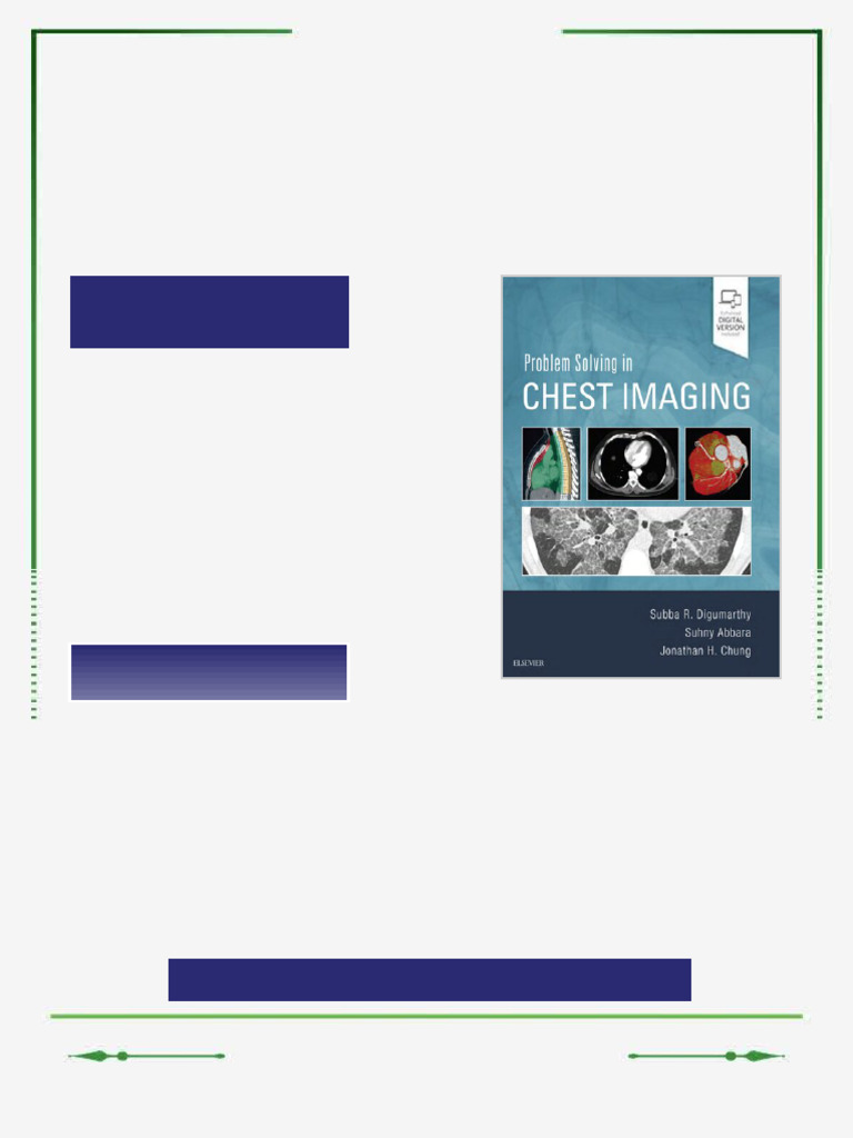 Problem Solving in Chest Imaging (2019) 1st Edition Subba R Digumarthy ...