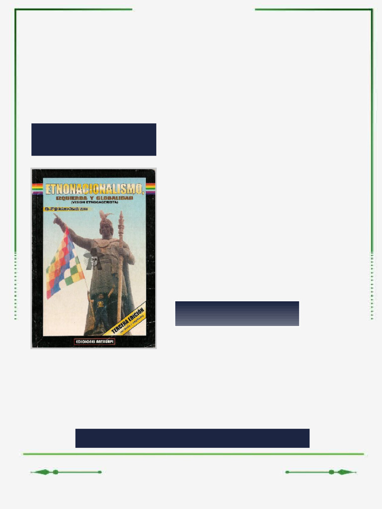 Etnonacionalismo izquierda y globalidad Visión etnocacerista 3rd ...